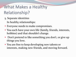 Teen relationships! | PPTX