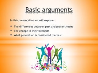 Teens then and now | PPTX