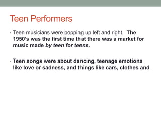 Teens and music | PPT