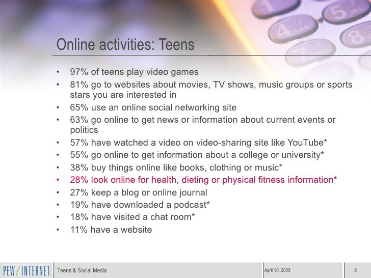 Teens&Social Media Pew