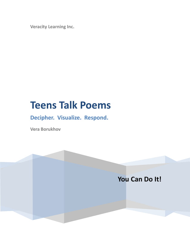 Teens talk poems-2010 | PDF