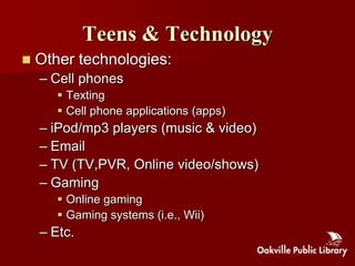 Teens&Technology | PDF