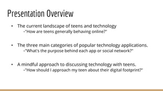 Teens and Technology | PPTX