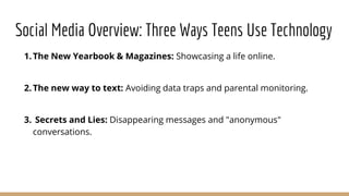 Teens and Technology | PPTX