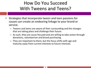 Insight You Need to Successfully Market to Tweens and Teens | PPT