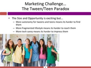 Insight You Need to Successfully Market to Tweens and Teens | PPT