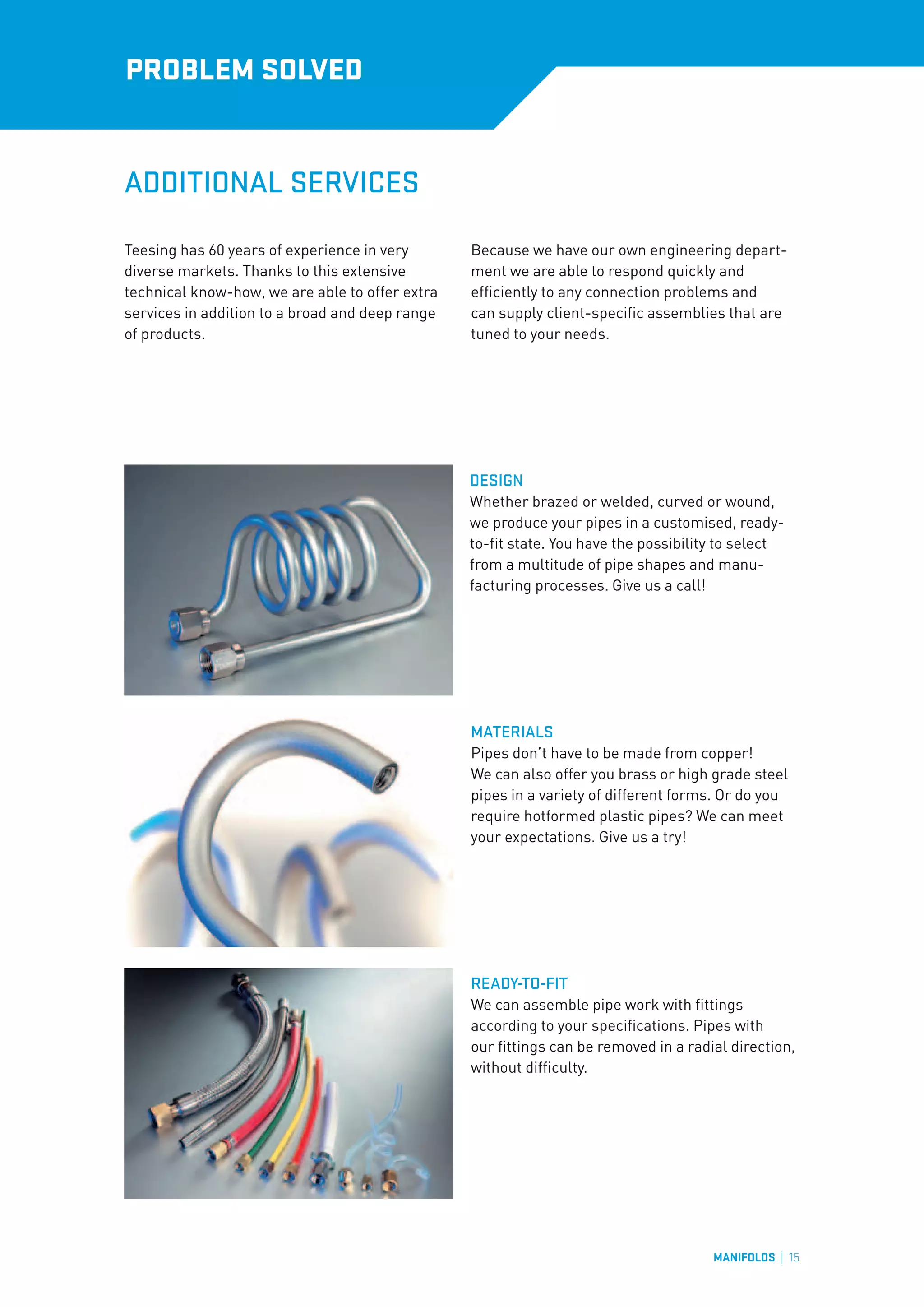 Teesing Manifolds/ Air Headers | PDF