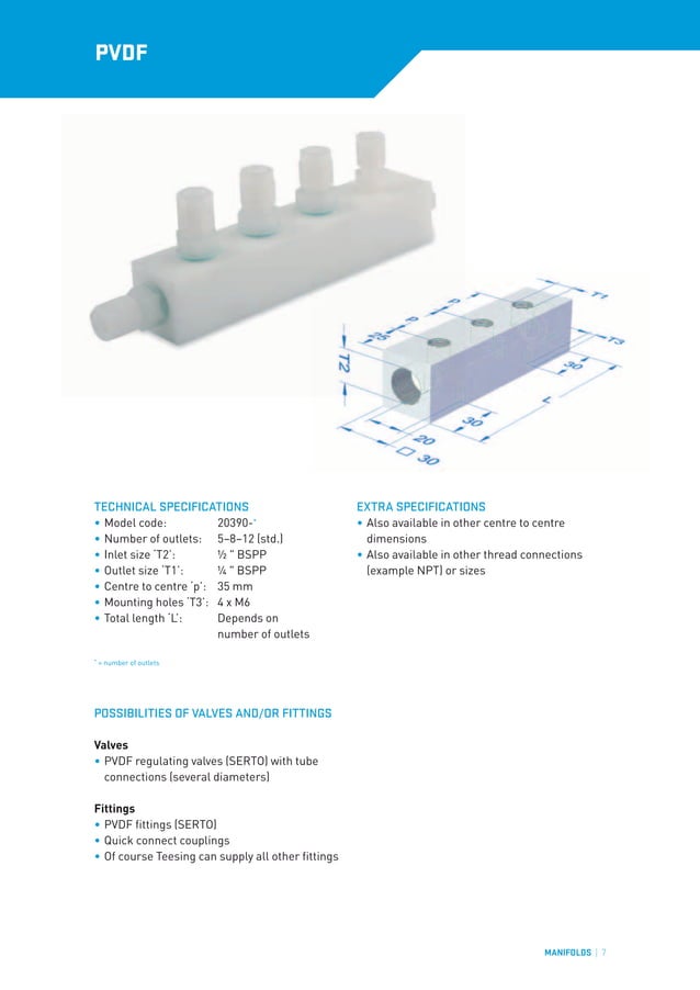 Teesing Manifolds/ Air Headers | PDF | Business | Business and Finance