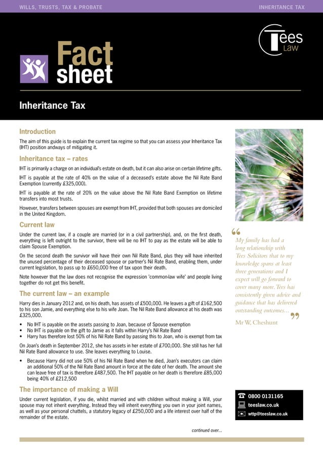 Inheritance Tax | PDF