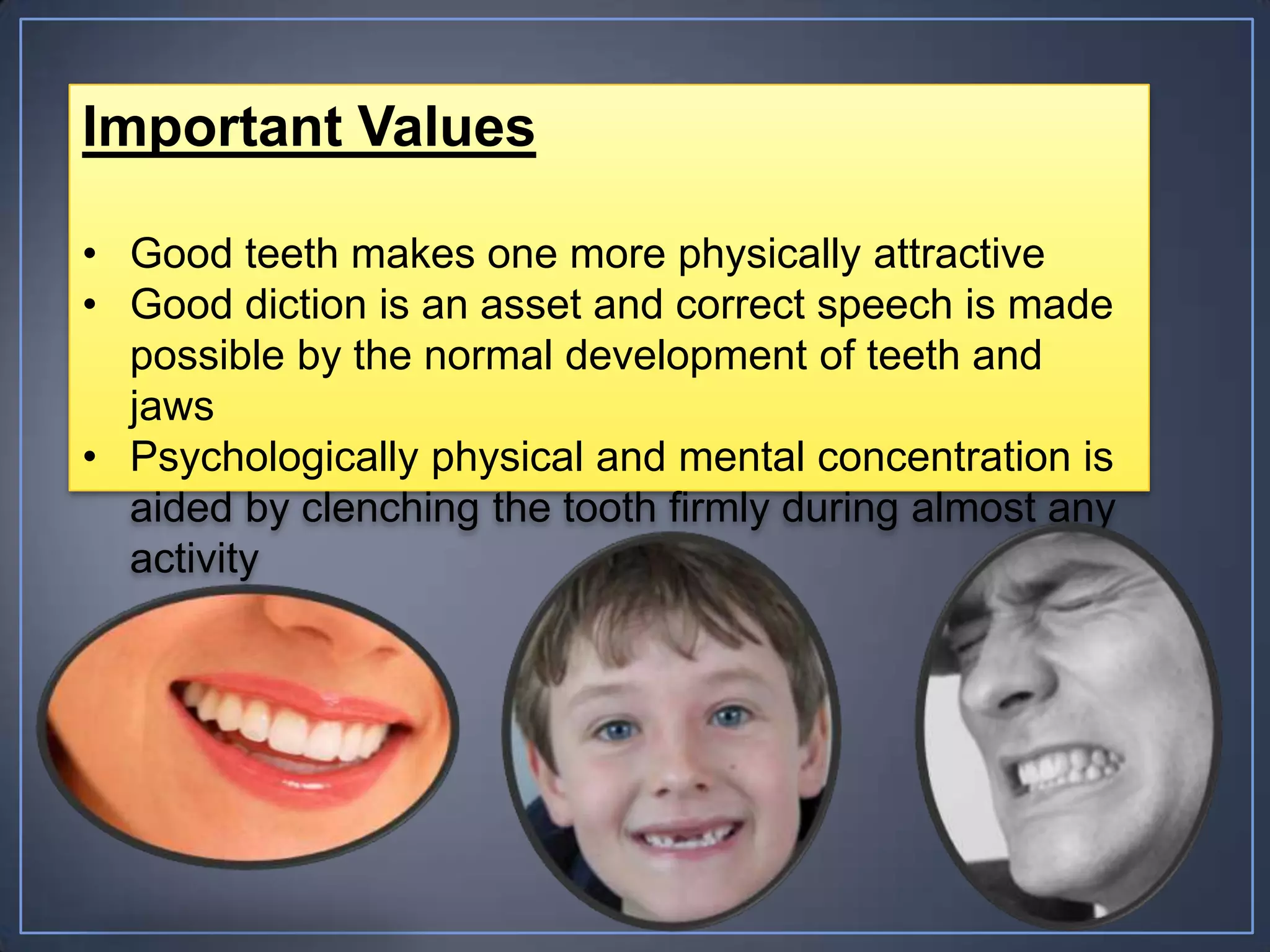 Physiology of Teeth and Its Supporting Structures | PPTX