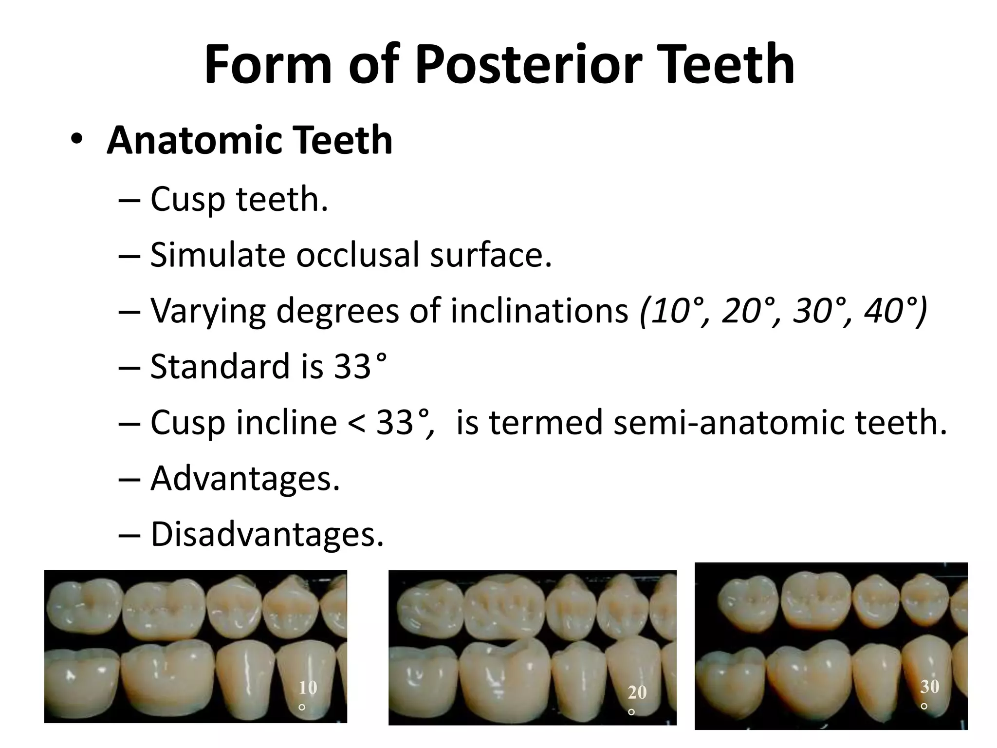Teeth arrangement | PPTX