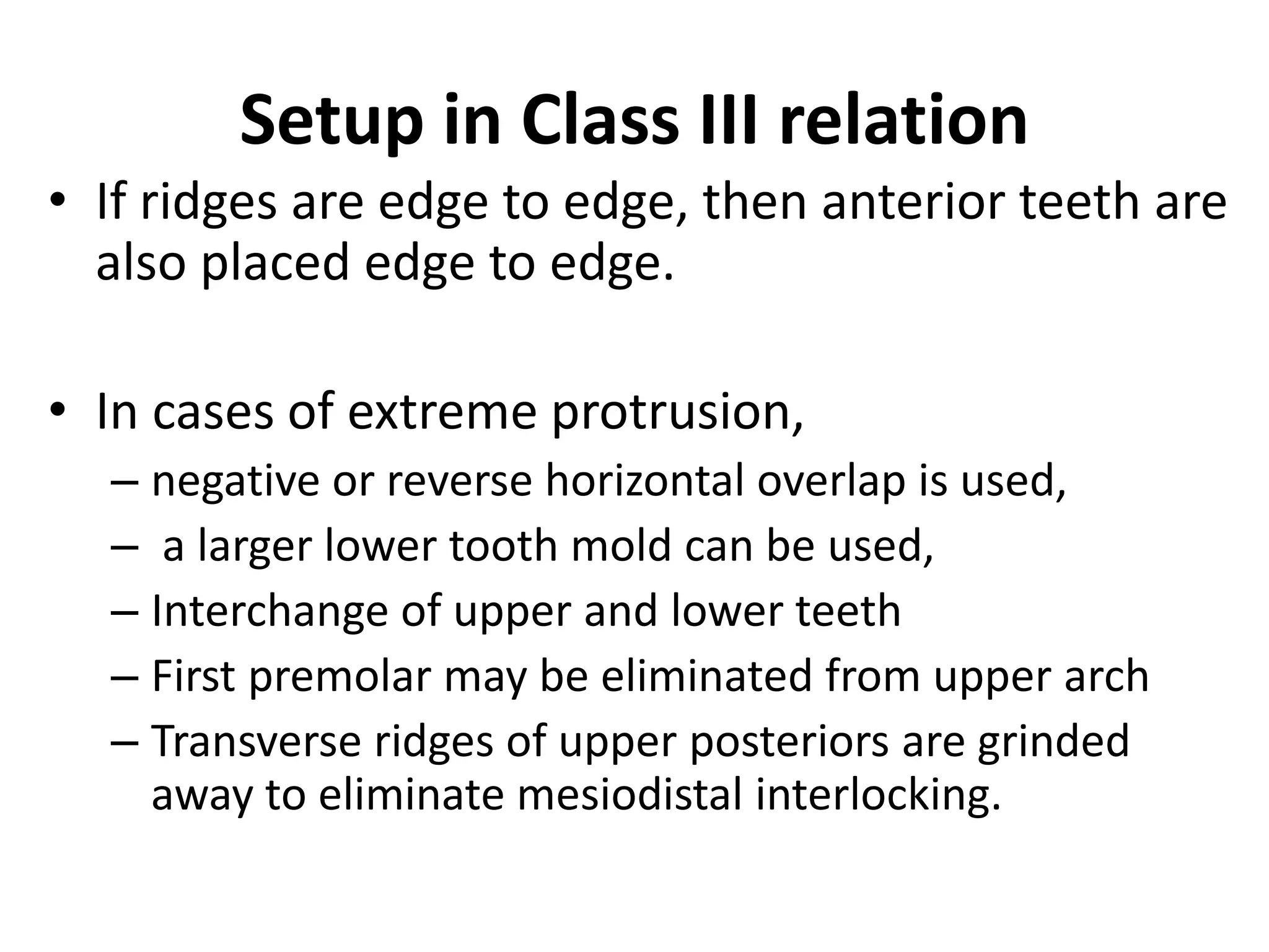 Teeth arrangement | PPTX