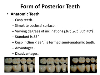 Teeth arrangement | PPTX