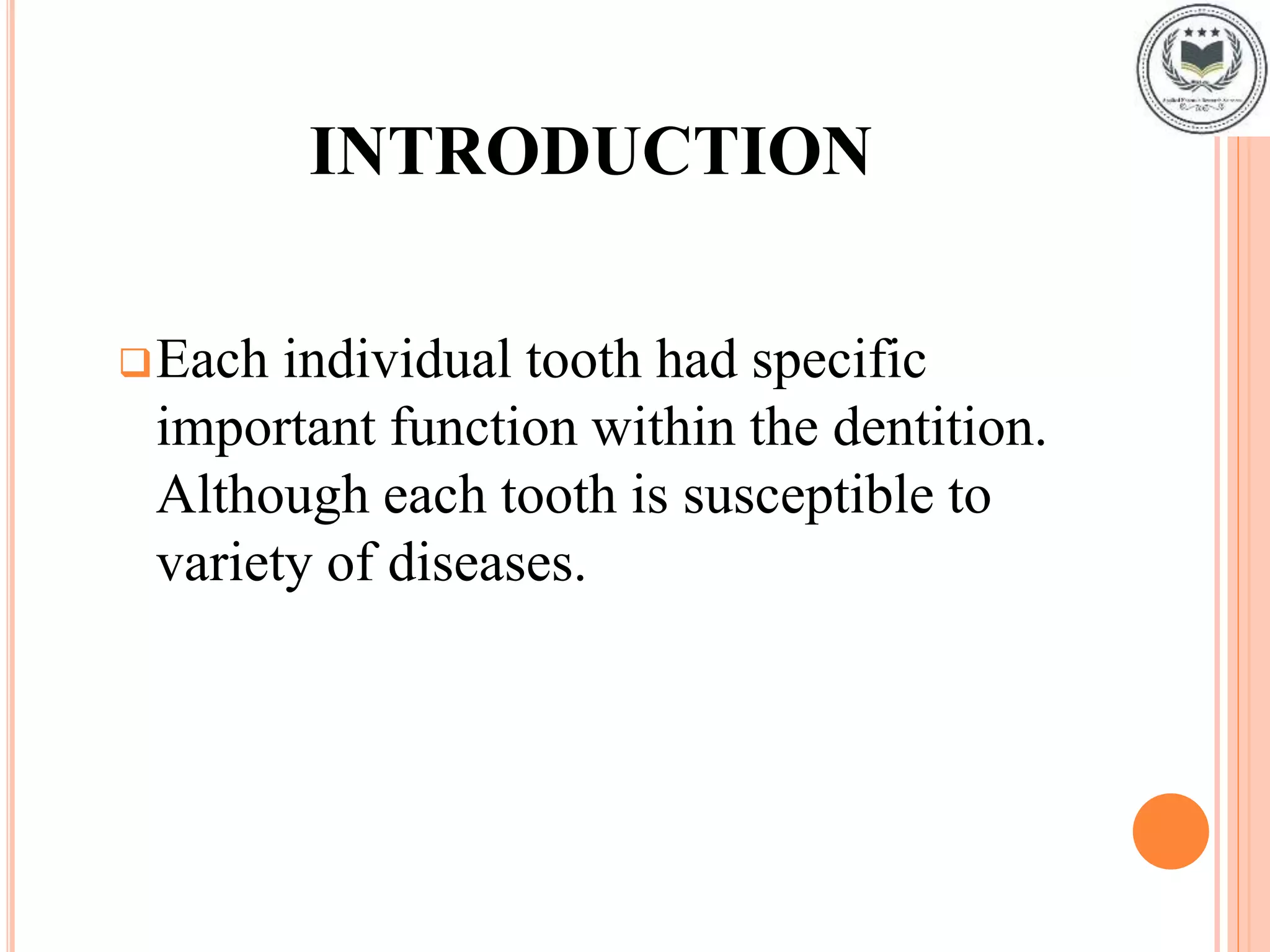Teeth examination | PPTX