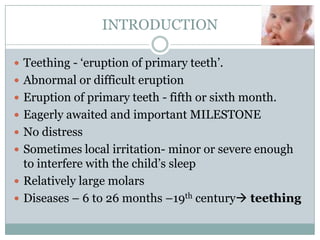 Teething | PPTX