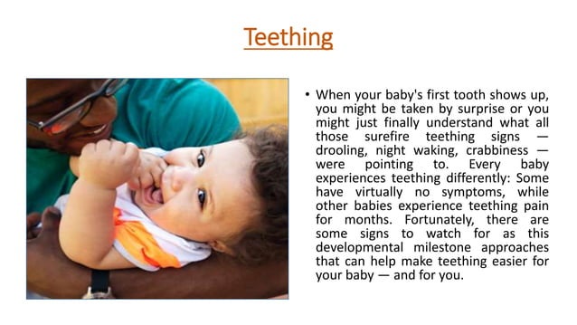 The teething process | PPTX | Parenting Babies and Toddlers | Parenting