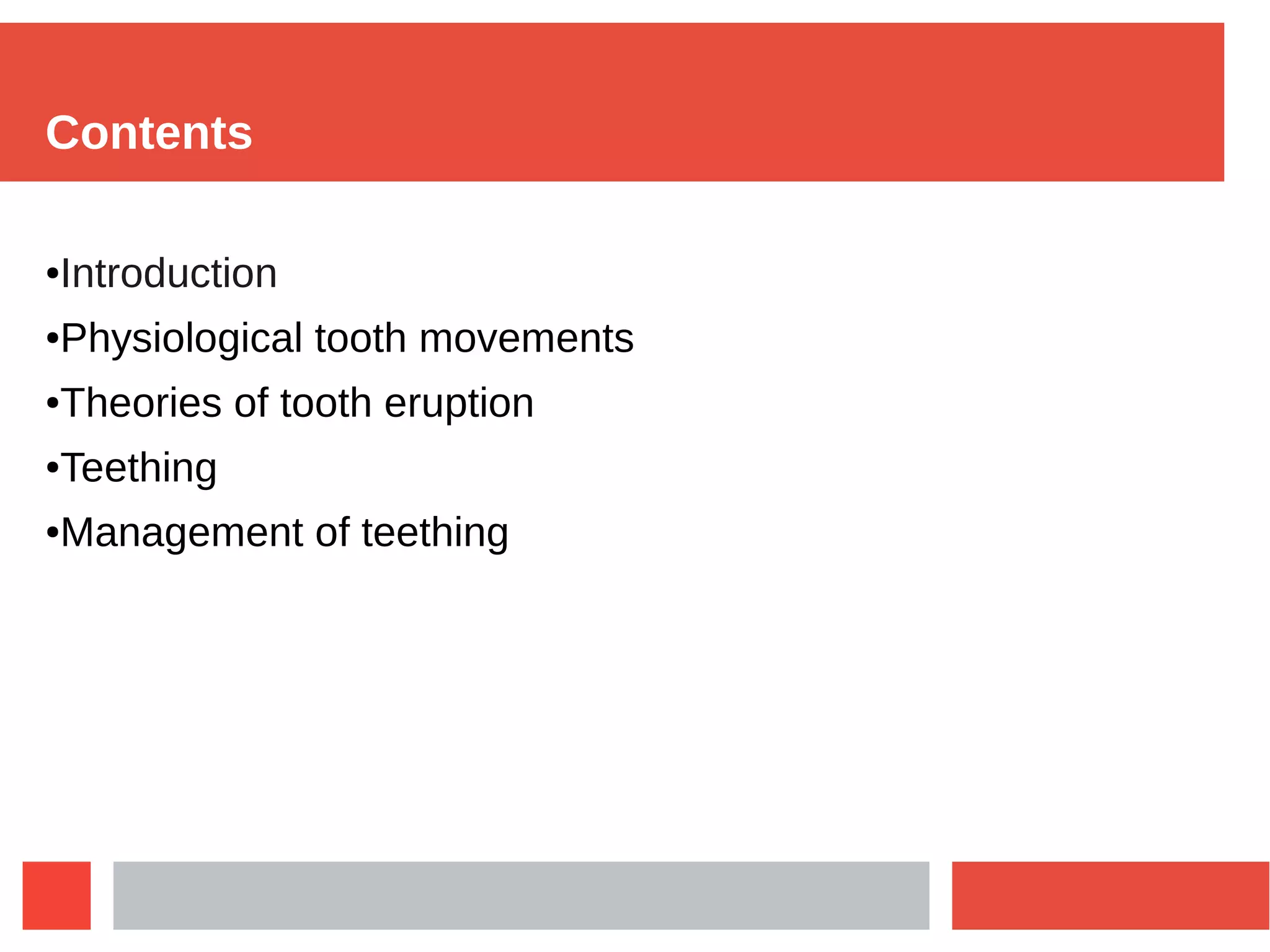Eruption & Teething | ODP