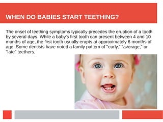 Eruption & Teething | ODP