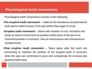Eruption & Teething | ODP