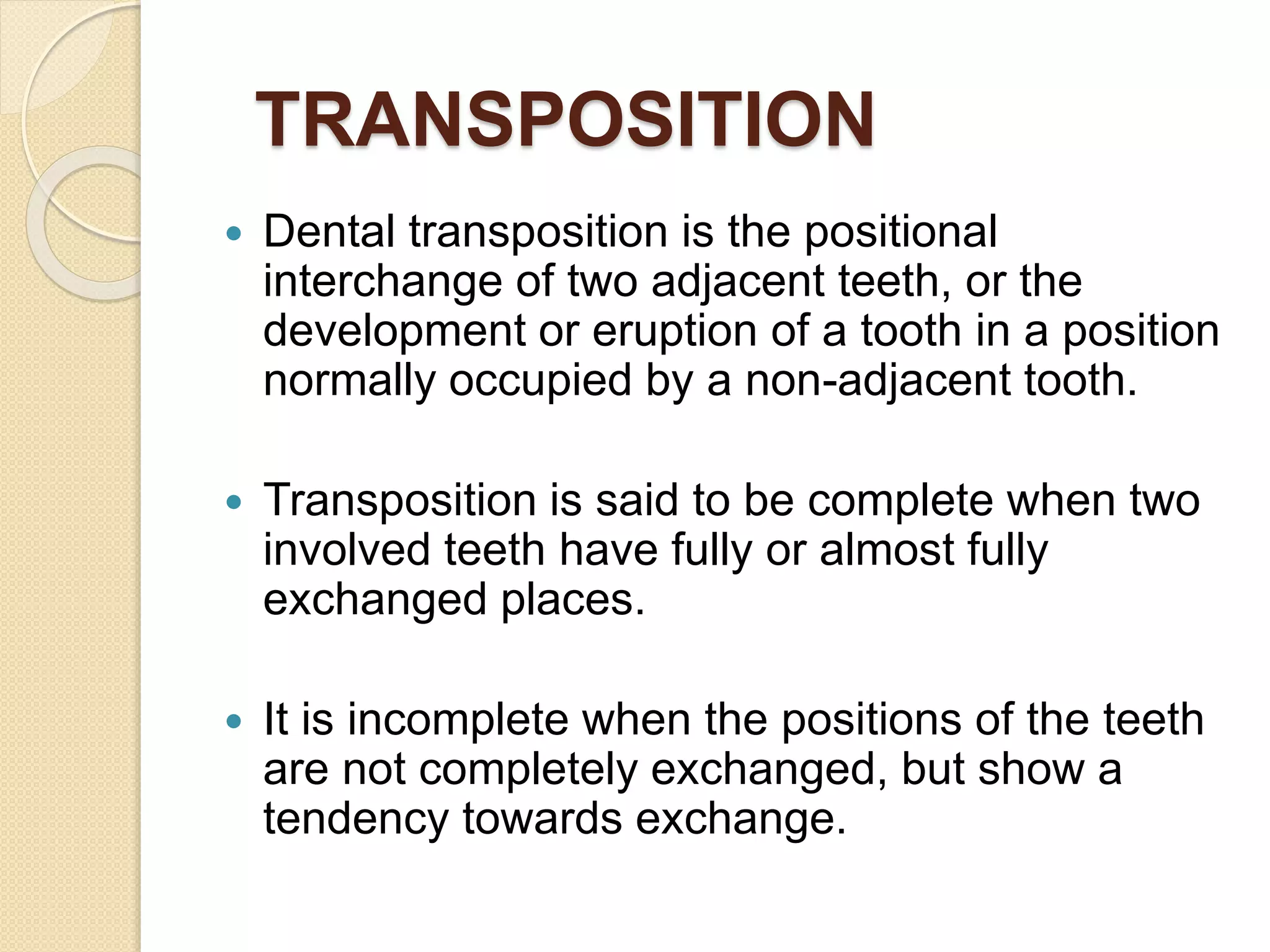 Teething problems & management | PPTX