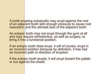 Teething problems & management | PPTX