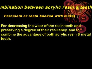Teeth of Removable Partial Denture | PPT