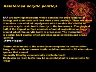 Teeth of Removable Partial Denture | PPT
