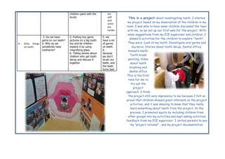 Teeth project | DOCX