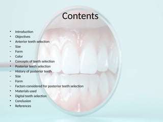 teeth selection in complete denture.pptx