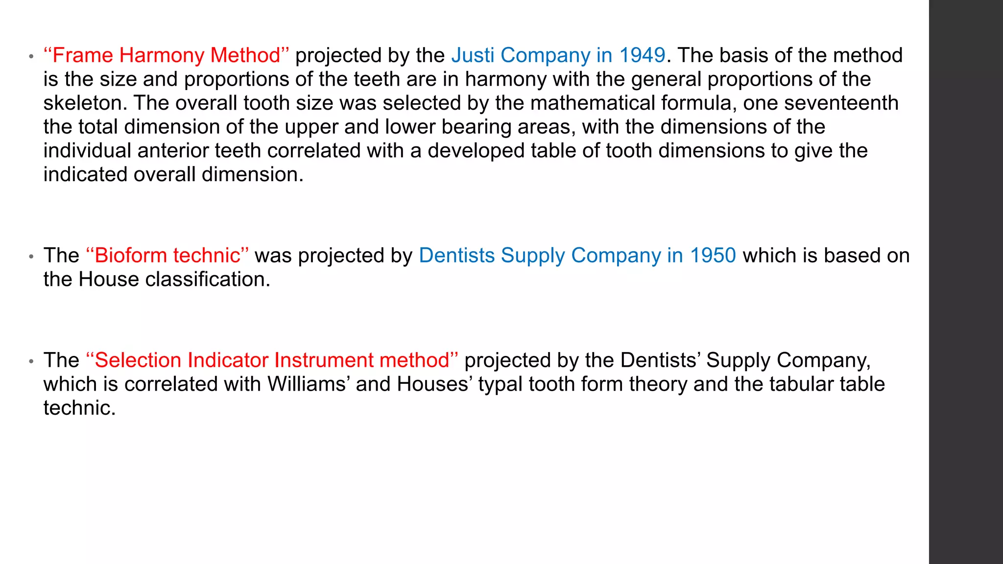 Teeth selection in complete dentures | PPTX