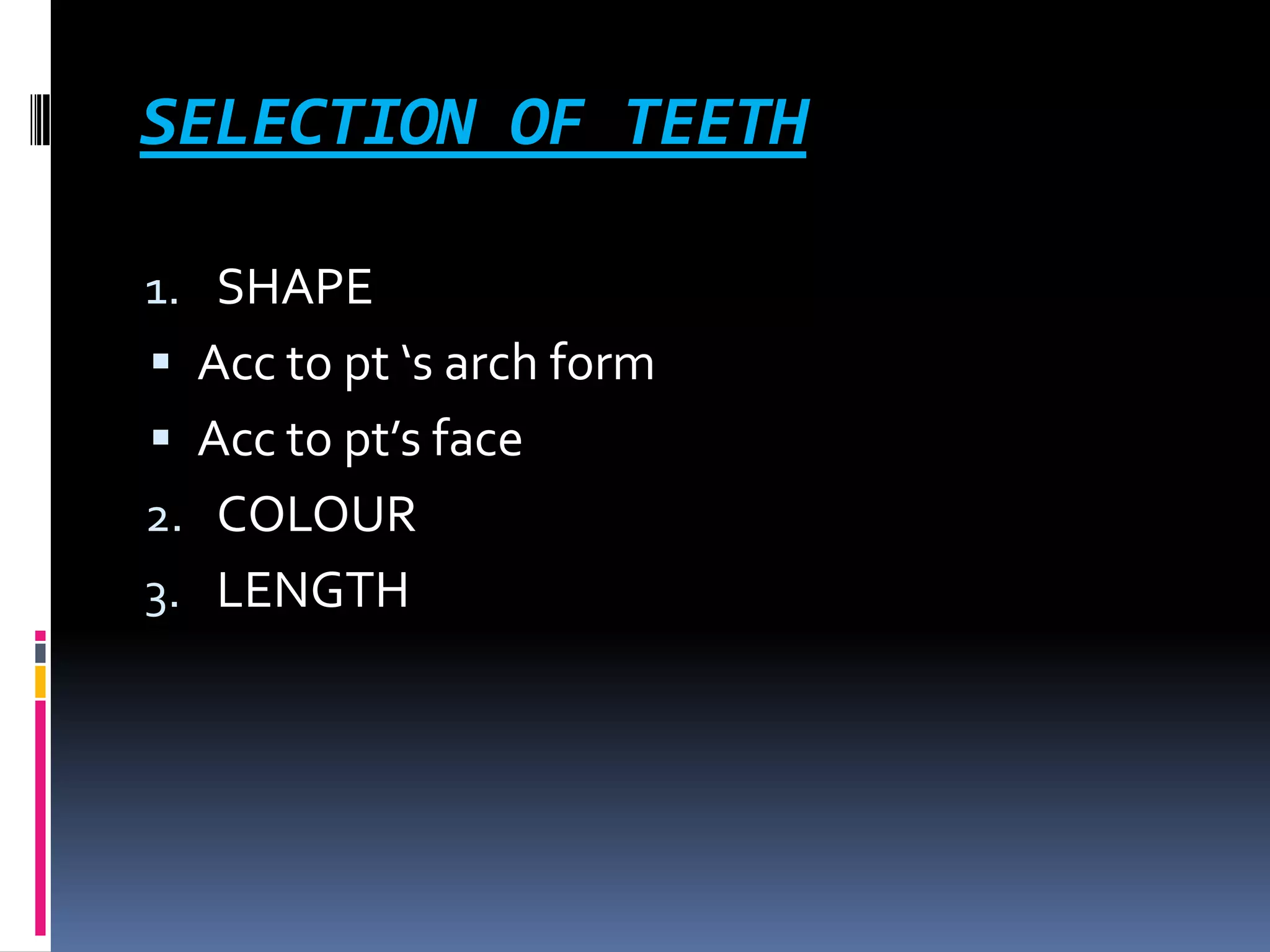 Teeth setup | PPTX