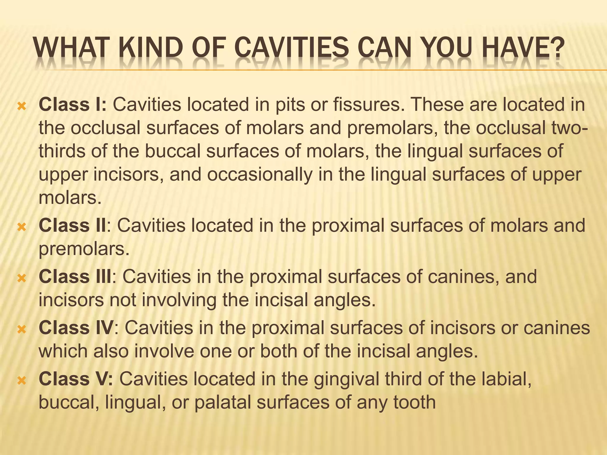 Teeth structure and cavities | PPTX