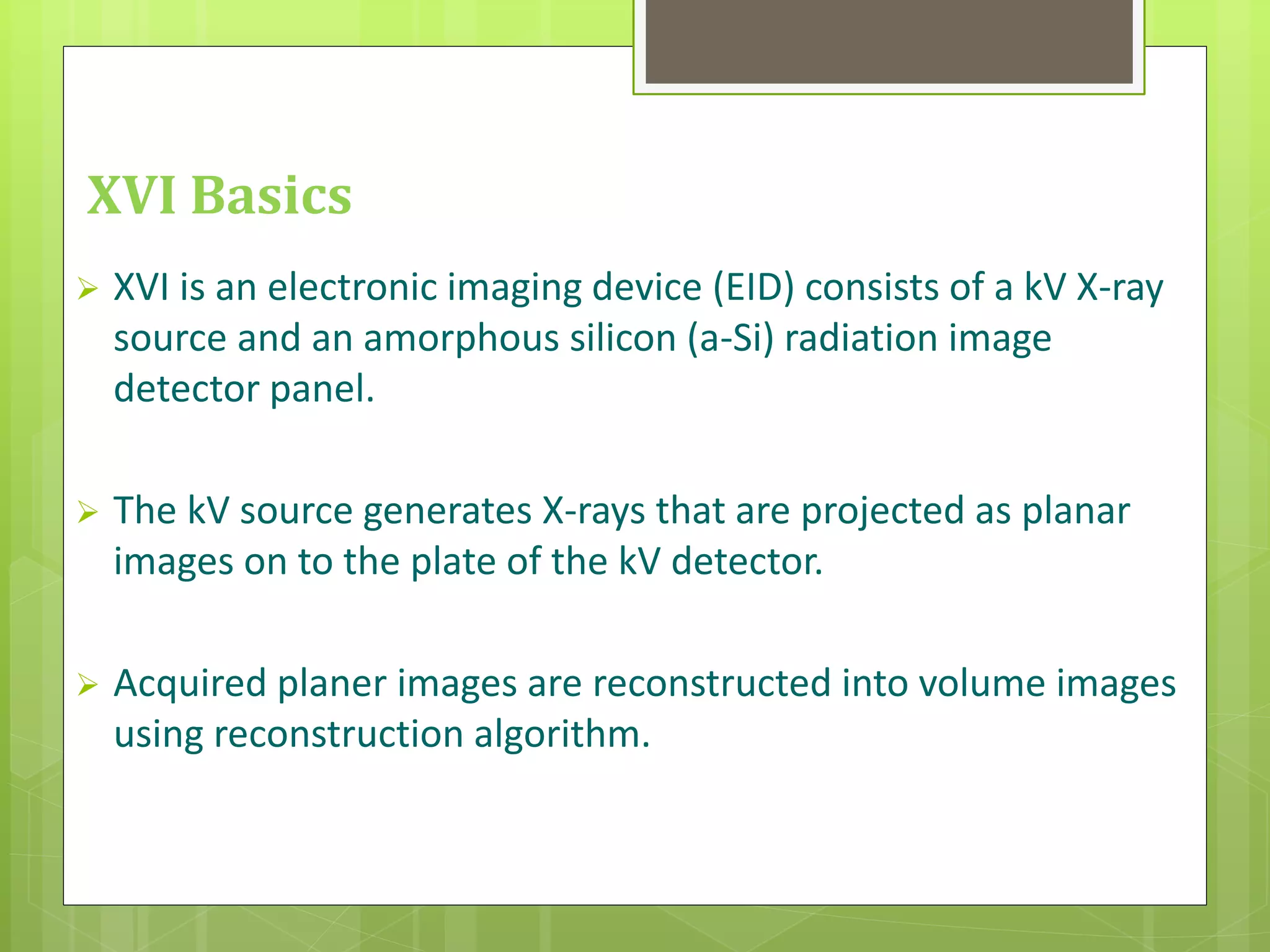CT based Image Guided Radiotherapy - Physics & QA | PPTX
