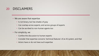 Connecting the epistemology and ethics of AI | PPT