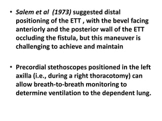 Tracheo-esophageal fistula and its anaesthetic consideration | PPTX