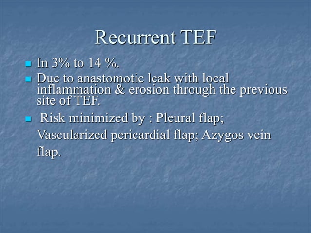 Tracheo oesophageal fistula atresia Everything | PPTX