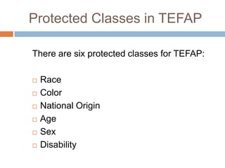 TEFAP Civil Rights | PPTX