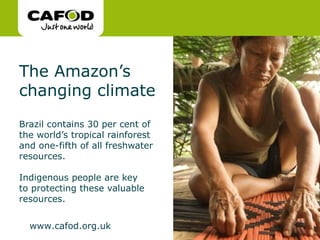 The Amazon's changing climate | PPT
