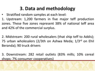 Ethiopia’s value chains on the move: The case of teff (work in progress ...