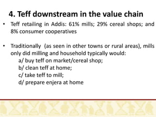 Ethiopia’s value chains on the move: The case of teff | PPT