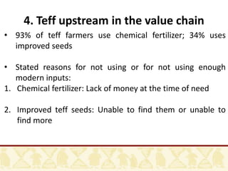 Ethiopia’s value chains on the move: The case of teff | PPT