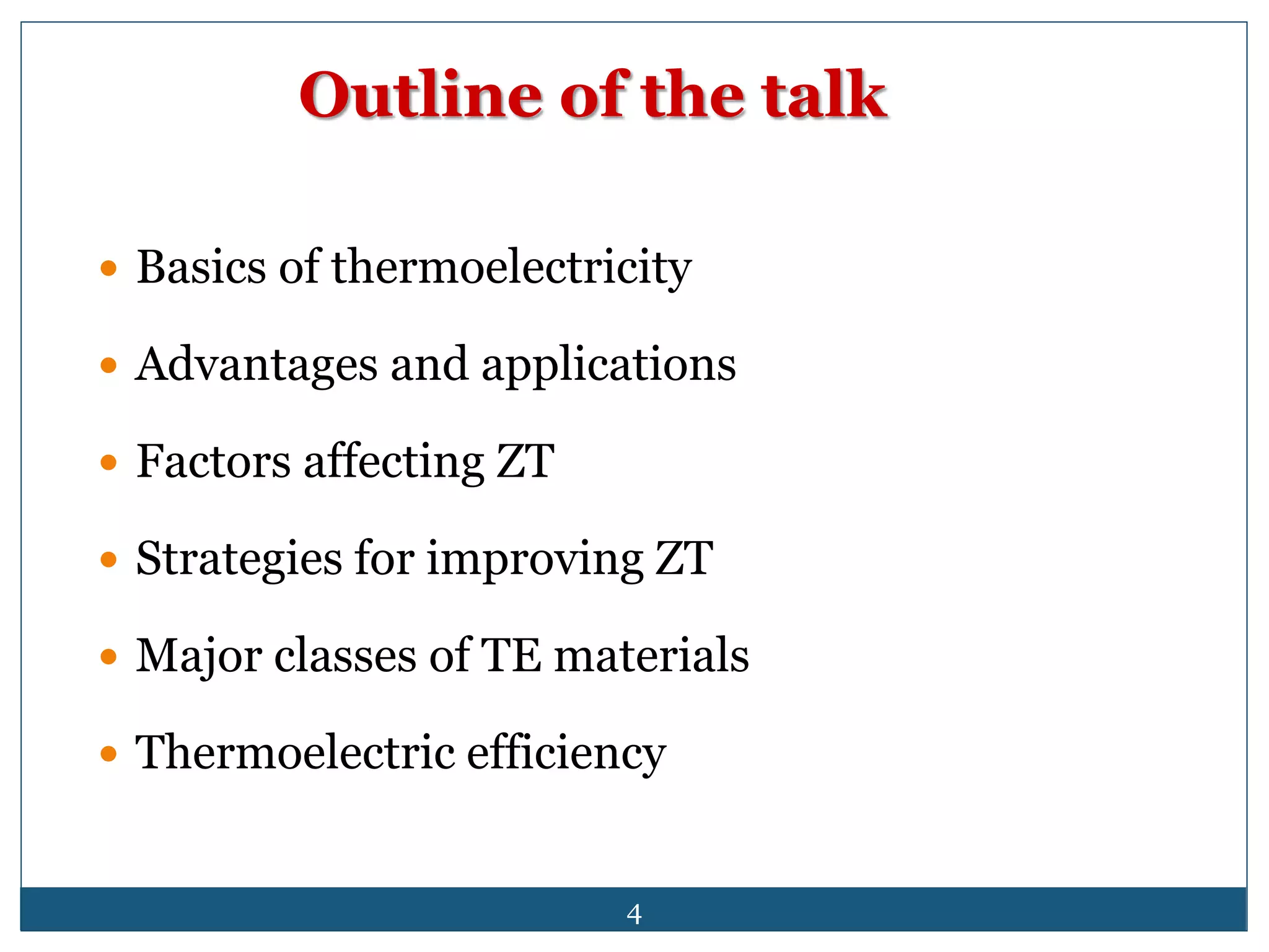 Thermoelectricity | PPTX