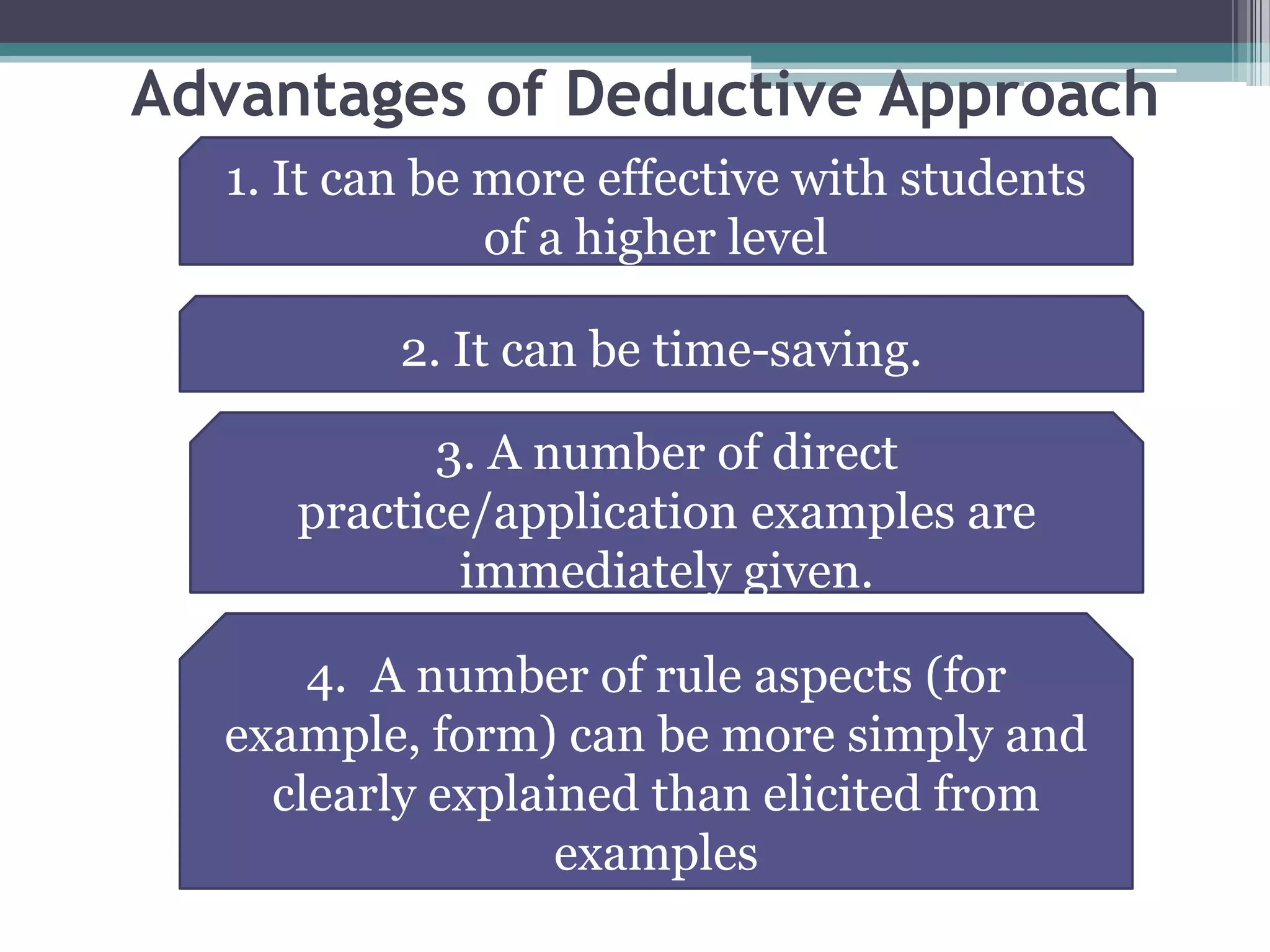 Deductive Approach | PPTX