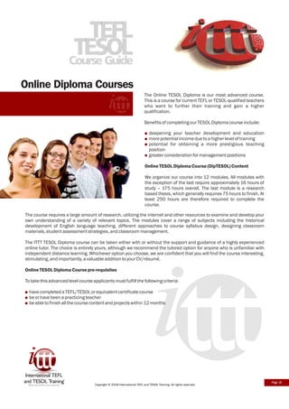 TEFL Brochure | PDF