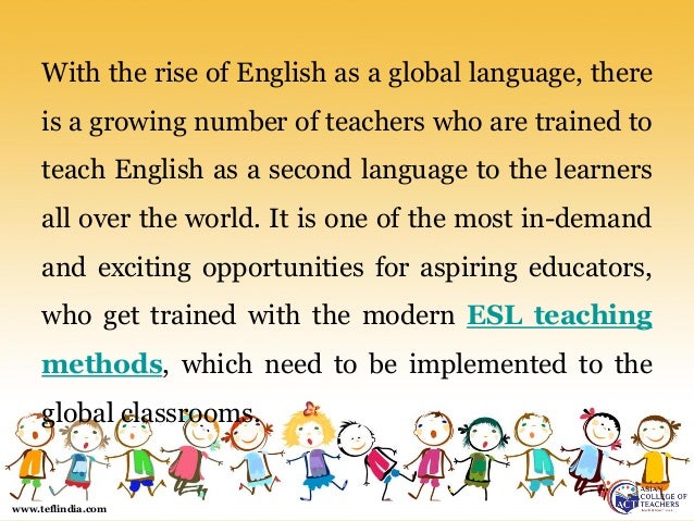 Tefl ESL teaching methods