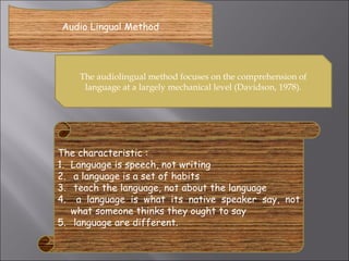 [TEFL] Language Teaching Methods/ Approaches | PPT
