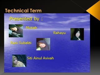 [TEFL] Examples of Technical Term | PPTX