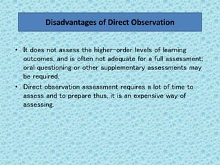 Direct Observation | PPTX