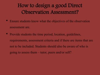 Direct Observation | PPTX