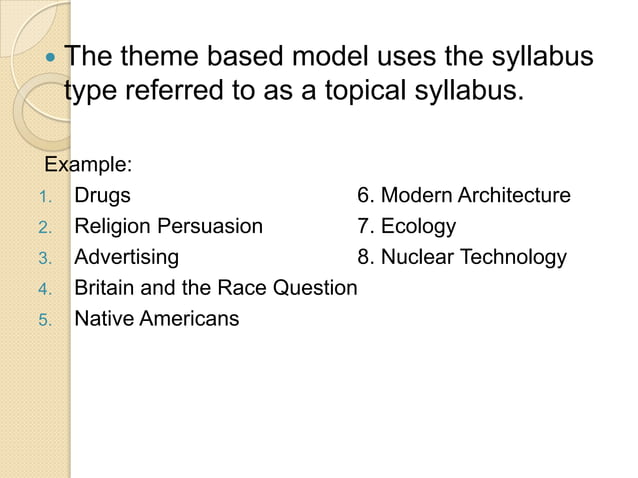 Tefl - content based instruction | PPTX | Education
